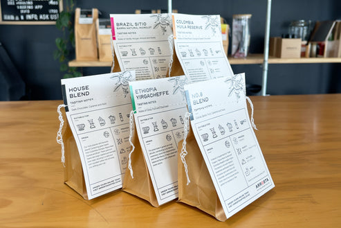 Coffee Bean Sampler Pack - 5x100g – Arrosta Coffee Roasting Co.